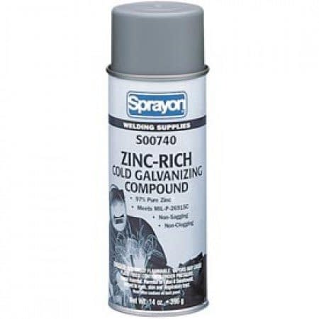 Zinc Rich Cold Galv Spray - World Tool & Supply